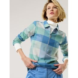 Walbusch Kuschelflanell Zip-Bluse