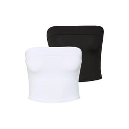 Urban Classics Top Damen Gr&ouml;&szlig;e M schwarz / wei&szlig;