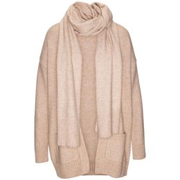 Vivance Knit Cardigan female Beige size 40/42