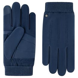 Roeckl Lederhandschuhe 'STEINFORT TOUCH' Herren Gr&ouml;&szlig;e L/XL indigo / kobaltblau / royalblau / cyanblau / dunkelblau