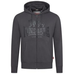 Lonsdale Zip-Up Hoodie 'Krafty' male Grey size L