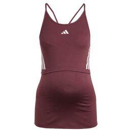 adidas Performance Umstand Sporttop Damen Größe XS/S weinrot / weiß