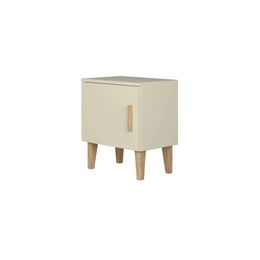 Nachtkommode Kubi beige Maße (cm): B: 50 H: 56 Möbel > Nachttische » DeinBett