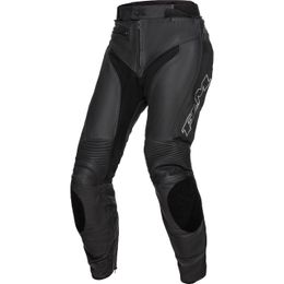 FLM Sports Leder Kombihose 2.2 schwarz/silber 102 (52 lang) - Motorradbekleidung - Motorradhosen - Motorrad Lederhosen