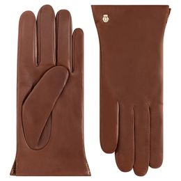 Roeckl Full Finger Gloves 'ODESSA' female Brown size 8,5