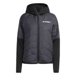 adidas terrex Outdoorjacke 'Multi CLIMAWARM Insulated Hybrid Hooded' Damen Gr&ouml;&szlig;e M/L schwarz / wei&szlig;