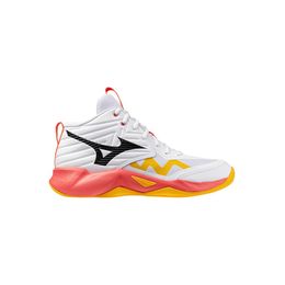 Mizuno Sportschuh 'Wave Motum Pro Mid' Herren Größe 37 orange / schwarz / weiß