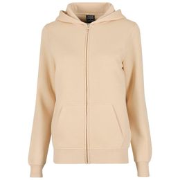 Urban Classics Zip-Up Hoodie 'Essential' female Beige size XL