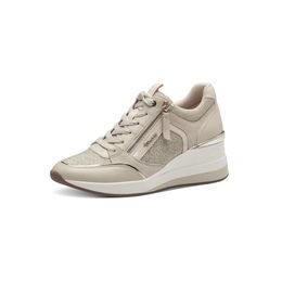 Tamaris Sneaker Damen Größe 39 creme / gold