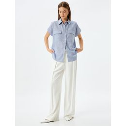 KOTON Blouse female Blue size 38