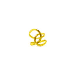 d'ecolife Essentials Ring 'Ana Lisa' Damen Größe 54 gold
