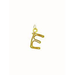 d'ecolife Essentials Anhänger 'Letter E' Damen Größe One Size gold