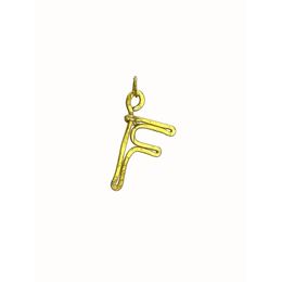 d'ecolife Essentials Anhänger 'Letter F' Damen Größe One Size gold