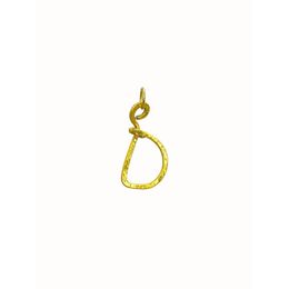 d'ecolife Essentials Anhänger 'Letter D' Damen Größe One Size gold