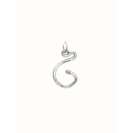 d'ecolife Essentials Anhänger 'Letter G' Damen Größe One Size silber