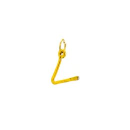 d'ecolife Essentials Anhänger 'V Letter' Damen Größe One Size gold