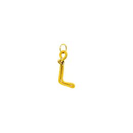 d'ecolife Essentials Anhänger 'L Letter' Damen Größe One Size gold