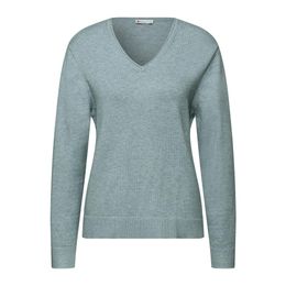 Street One Pullover Damen Größe L blaumeliert