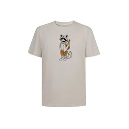 Greenbomb Shirt 'Animal Raccoon Hike' male White size XL