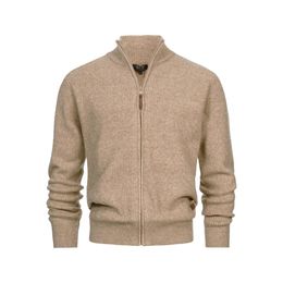 INDICODE JEANS Strickjacke 'Peace' Herren Größe M beige