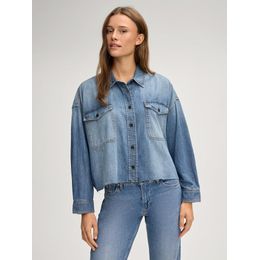 JOOP! Jeans Bluse 'Ursa' Damen Größe XS blue denim