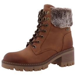 Tom Tailor Stiefelette Damen Gr&ouml;&szlig;e 36 cognac Winterschuhe