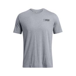 Under Armour Funktionsshirt Herren Gr&ouml;&szlig;e XL graumeliert / schwarz
