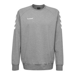 Hummel Sweatshirt Jungen Gr&ouml;&szlig;e 104 grau / wei&szlig;
