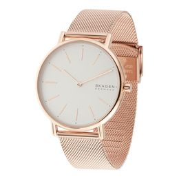 Skagen Uhr 'Signatur' Damen Gr&ouml;&szlig;e One Size bronze / wei&szlig;