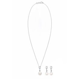 NENALINA Schmuckset Damen Größe One Size silber / perlweiß