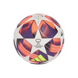 adidas Performance Ball 'UWCL Pro 24/25' Herren Größe 5 gelb / brombeer / koralle / weiß