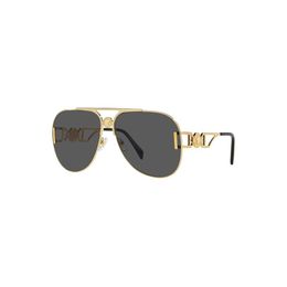 Versace Sonnenbrille Herren Größe 63 gold / schwarz