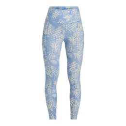 Roxy Damen Leggings "Heart Into It Ankle"grapemist pineapple punch, Gr. L, 75% recyceltem Polyester, 25% Elasthan, Hosen