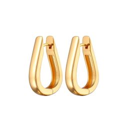 Elli Earrings 'Oval' female Gold size One Size