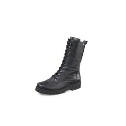 Basler by Waldläufer - Schnürstiefel, schwarz, Gr. 43 - Leder