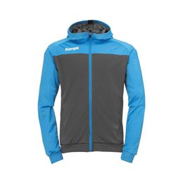 Kempa Sportjacke Herren Größe L azur / anthrazit / weiß