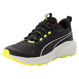 Puma Herren Laufschuh "SKYROCKET LITE TRAIL", Gr. 47Puma schwarz, feather gray, gelb alert, Textil, Schuhe