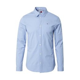 Tommy Jeans Hemd Herren Gr&ouml;&szlig;e XS hellblau / blutrot / wei&szlig;