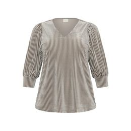 Kaffe CURVE Bluse 'Cacanna' Damen Größe XL grau