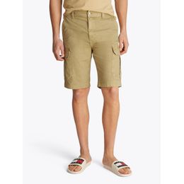 Cargoshorts Tommy Jeans "TJM OTIS TWILL REG CARGO SHORT", Herren, Gr. 30, N-Gr, relic tan, Twill, Obermaterial: 100% Baumwolle, Hosen