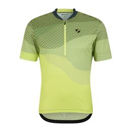 Ziener Damen Radtrikot "NEMIC-Z"bitter lemon, Gr. 48, Obermaterial: 100% Polyester; Obermaterial 2: 90% Polyester, 10% Elasthan, Trikots