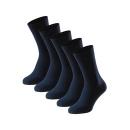 Schiesser Socken 'Bluebird' Herren Gr&ouml;&szlig;e 43/46 nachtblau / wei&szlig;