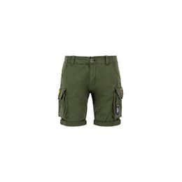 Alpha Industries Shorts Herren Gr&ouml;&szlig;e 32 dunkelblau / gelb / khaki