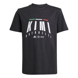 adidas Performance T-Shirt 'Mercedes - AMG Petronas Formula One Team Kimi Antonelli' Jungen Größe 164 grün / rot / schwarz / weiß