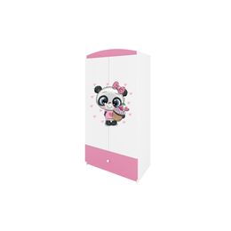 Möbel Kraft Kleiderschrank rosa/pink Maße (cm): B: 90 H: 181,2 » Möbel Kraft