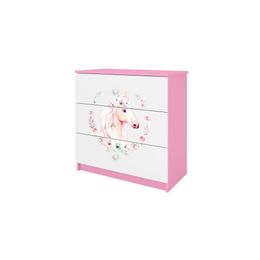Möbel Kraft Kommode rosa/pink Maße (cm): B: 81 H: 80,5 » Möbel Kraft