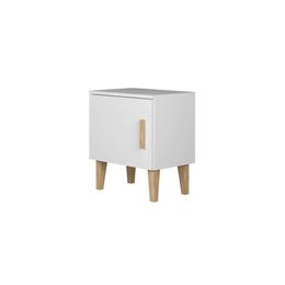 Möbel Kraft Nachtkommode weiß Maße (cm): B: 50 H: 56 » Möbel Kraft