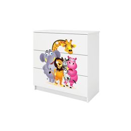 Möbel Kraft Kommode weiß Maße (cm): B: 81 H: 80,5 » Möbel Kraft