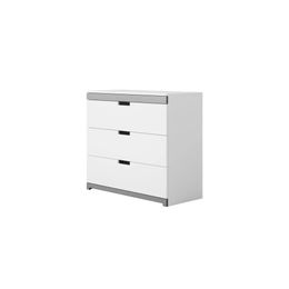 Möbel Kraft Kommode weiß Maße (cm): B: 100 H: 90 » Möbel Kraft