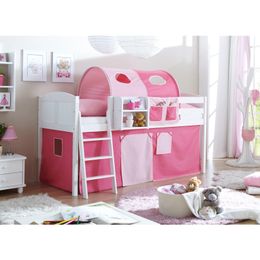 Ticaa Hochbett "Eric" Country Kiefer Wei&szlig; Classic